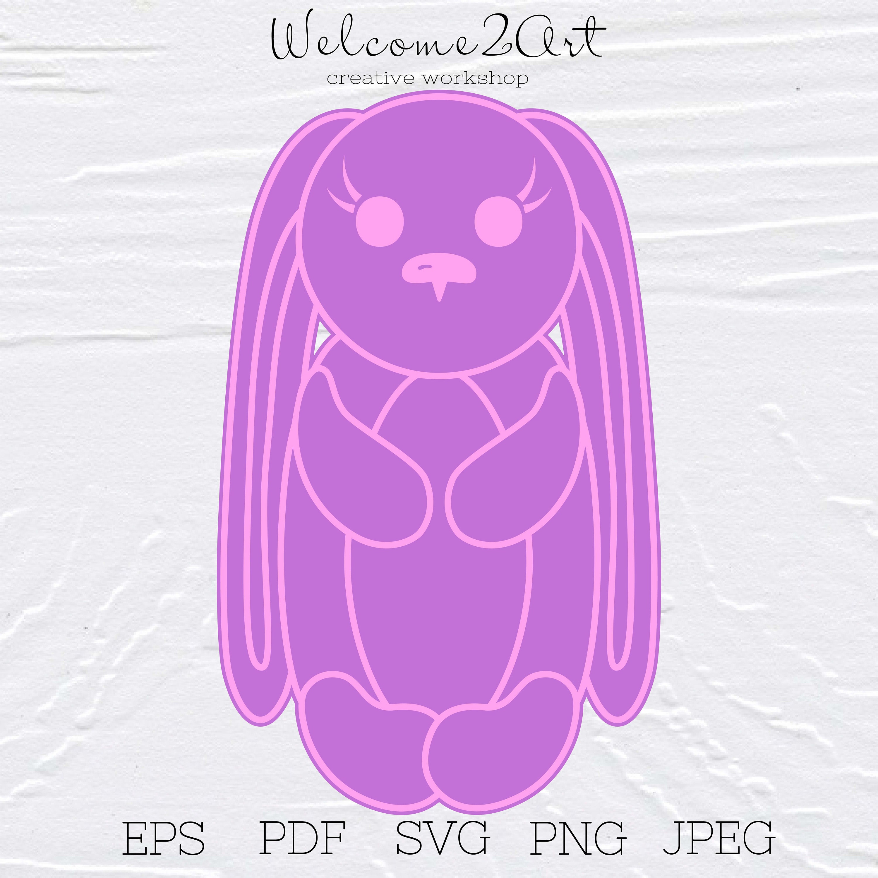 Bunny Rabbit Svg, Easter Bunny Clipart, Cut File, Cricut, Silhouette ...
