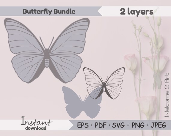 Butterfly Svg Butterfly SVG Bundle Butterfly Clip Art | Etsy