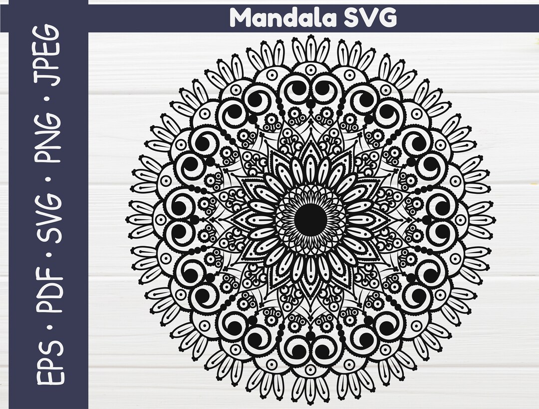 Mandala Svg, Svg Files for Cutting, Mandala Art, Boho Style, Mandala ...