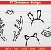 Christmas Clip Art, Doodle Hand Drawn, Winter Clip Art, Holidays, Xmas ...