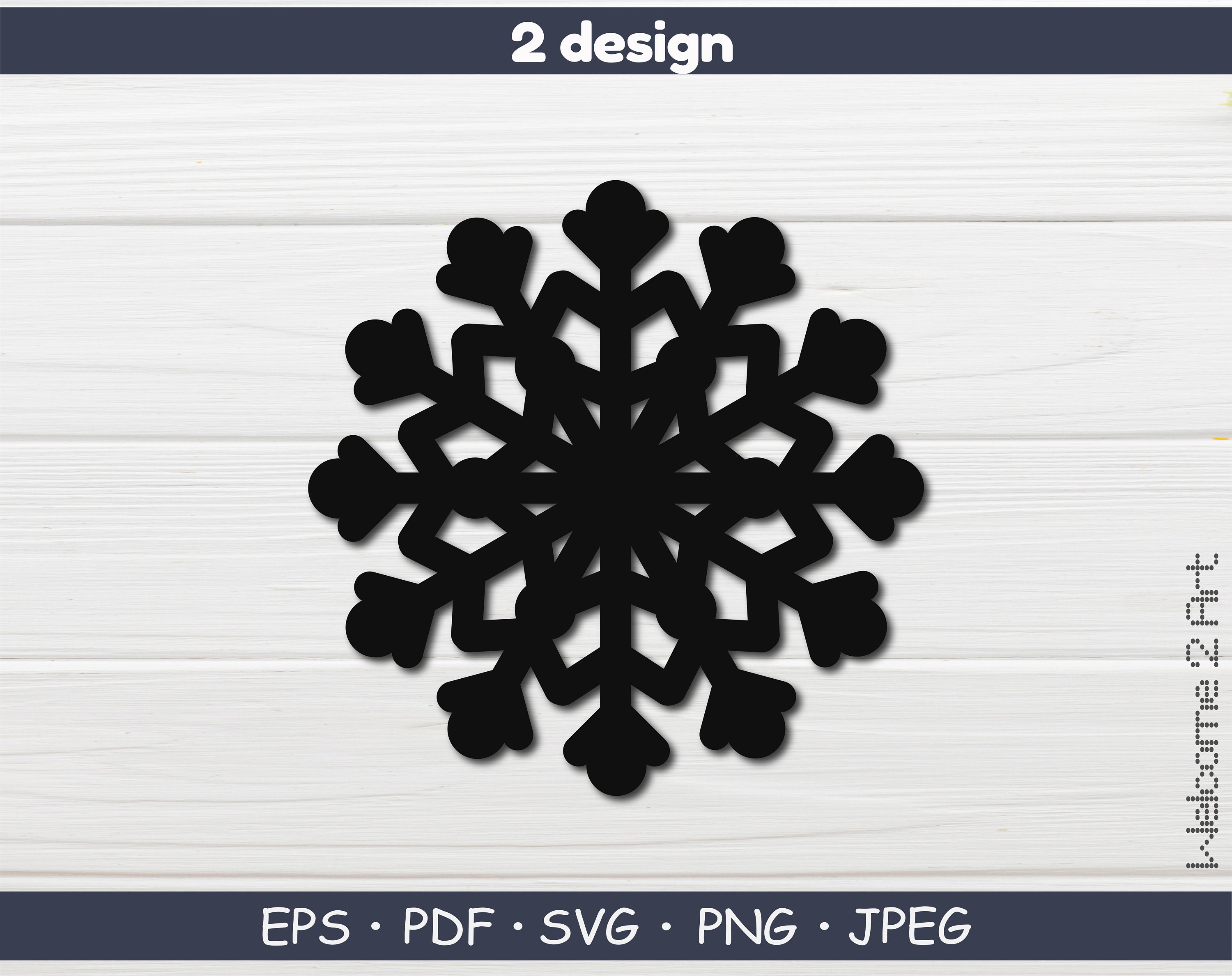 Snowflake Svg Christmas Svg Cut File Svg File (Instant Download) - Etsy