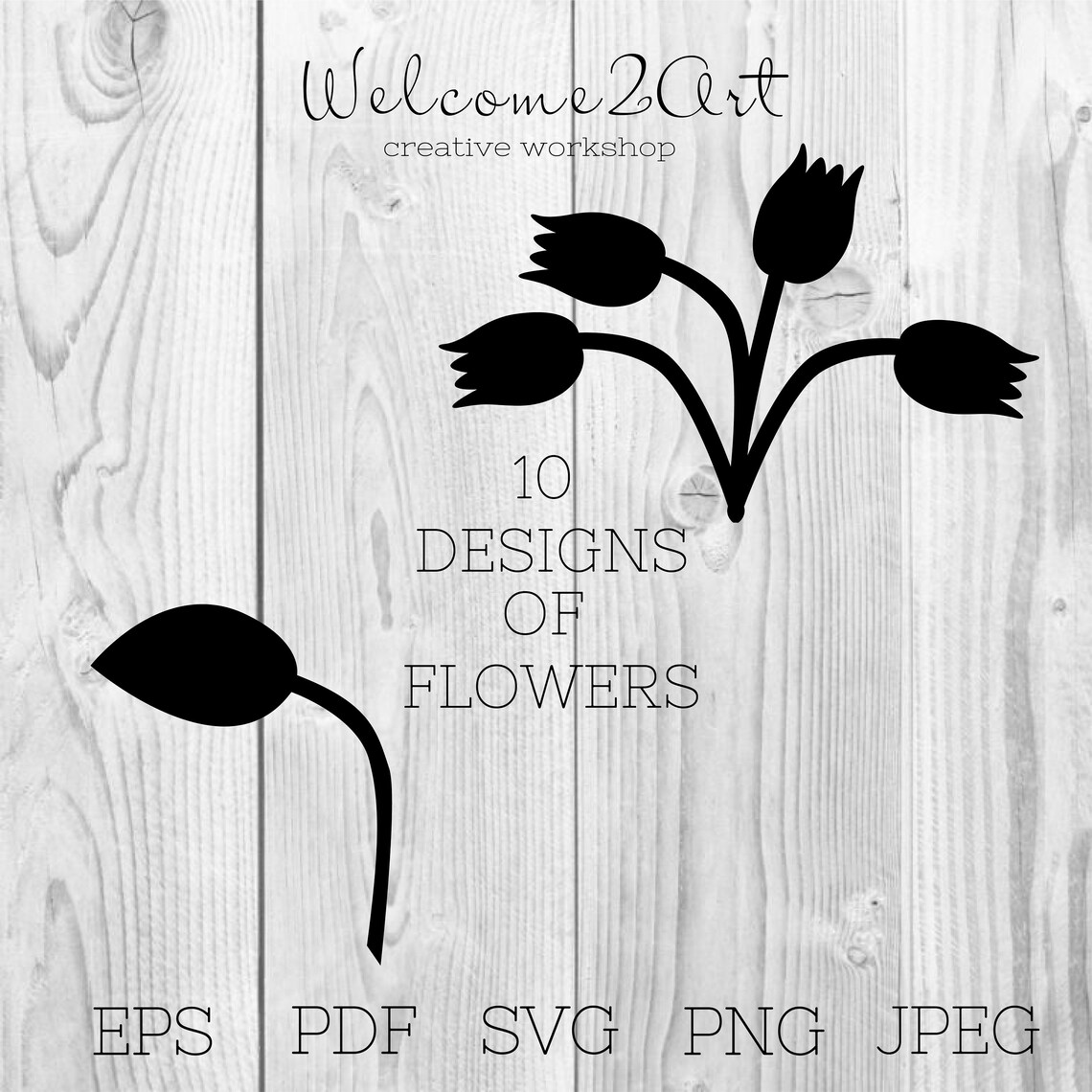 Flowers Svg Spring Svg Flowers Svg Bundle Flowers Svg Files - Etsy