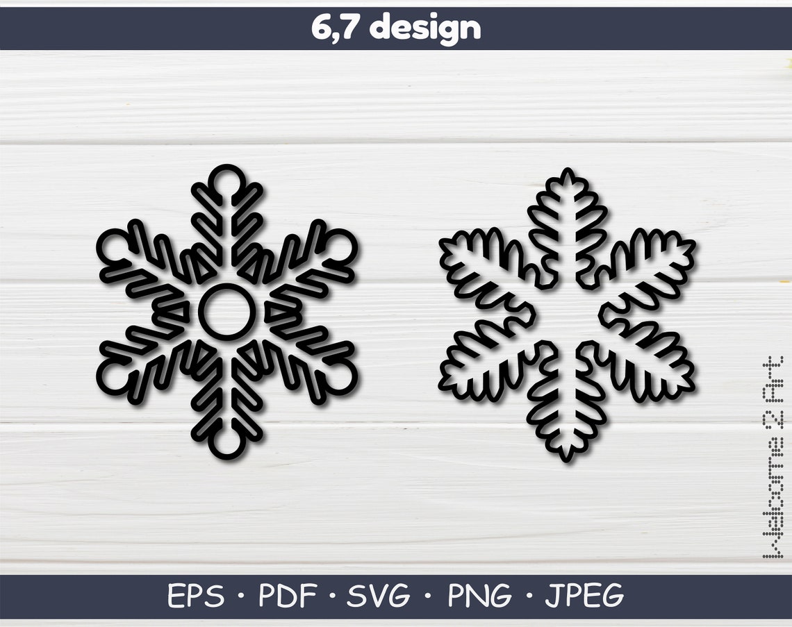 Snowflake Svg Christmas Svg Cut File Svg File (Instant Download) - Etsy
