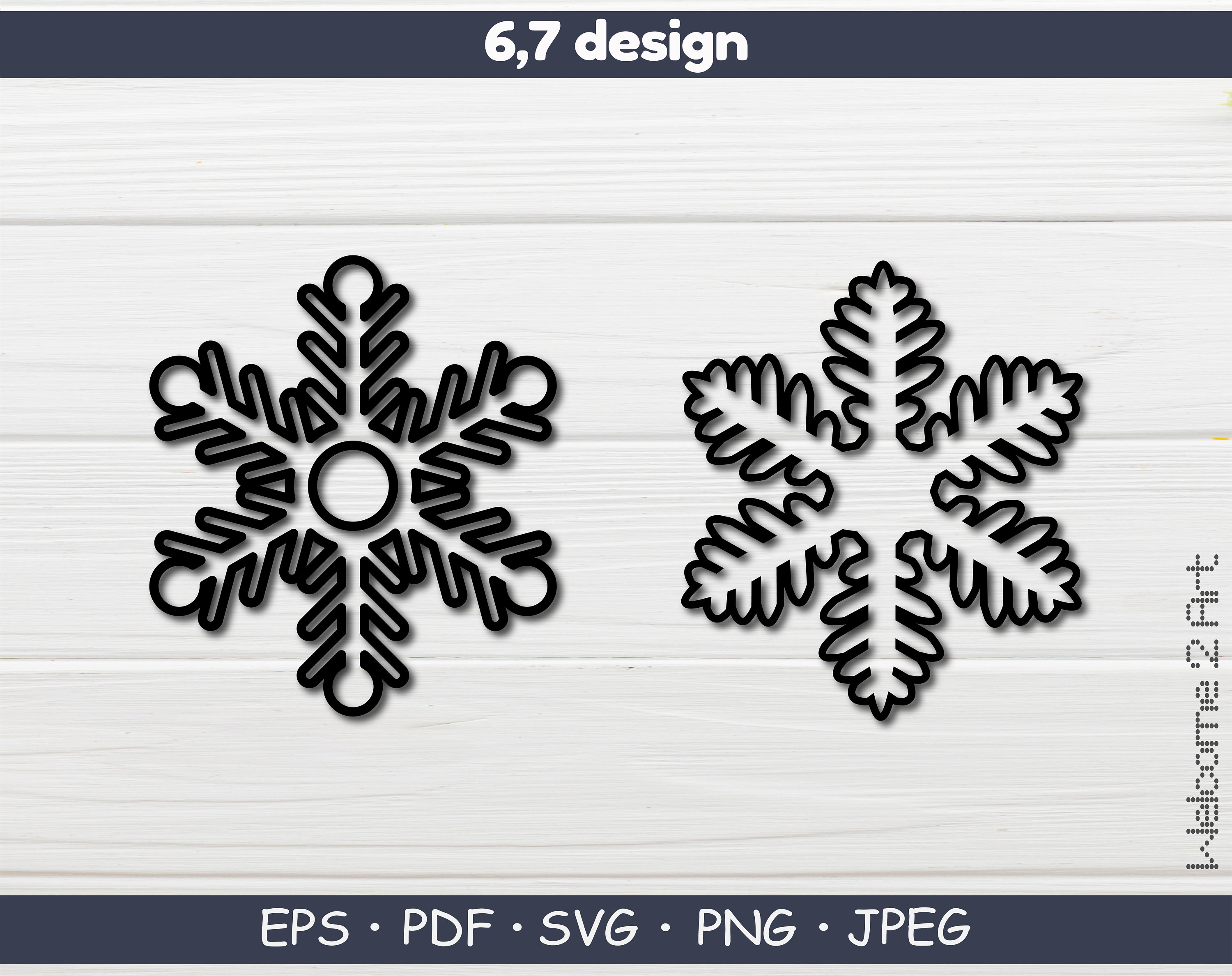 Snowflake Svg Christmas Svg Cut File Svg File (Instant Download) - Etsy