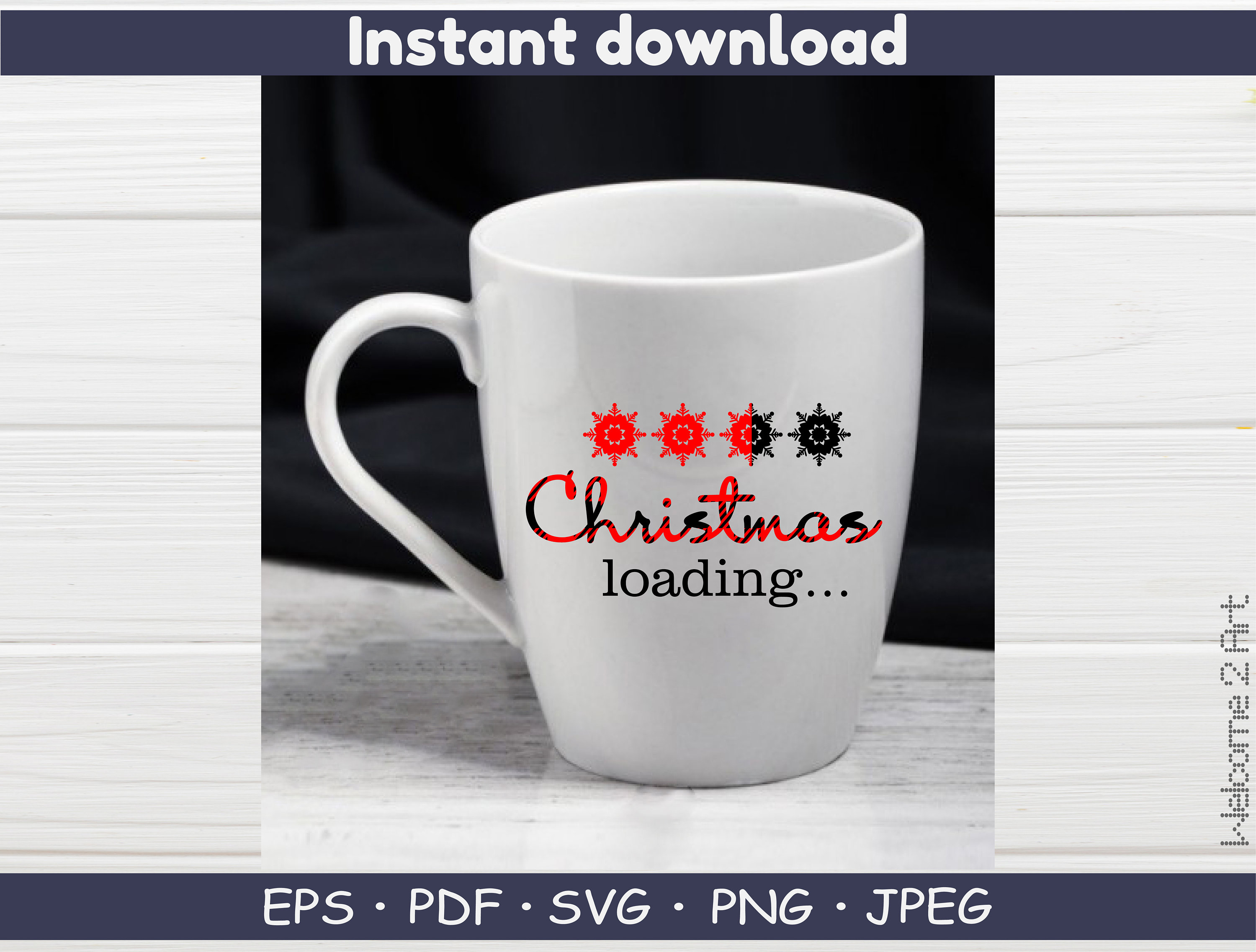 Christmas Loading Svg File for Cricut Christmas Svg Buffalo - Etsy