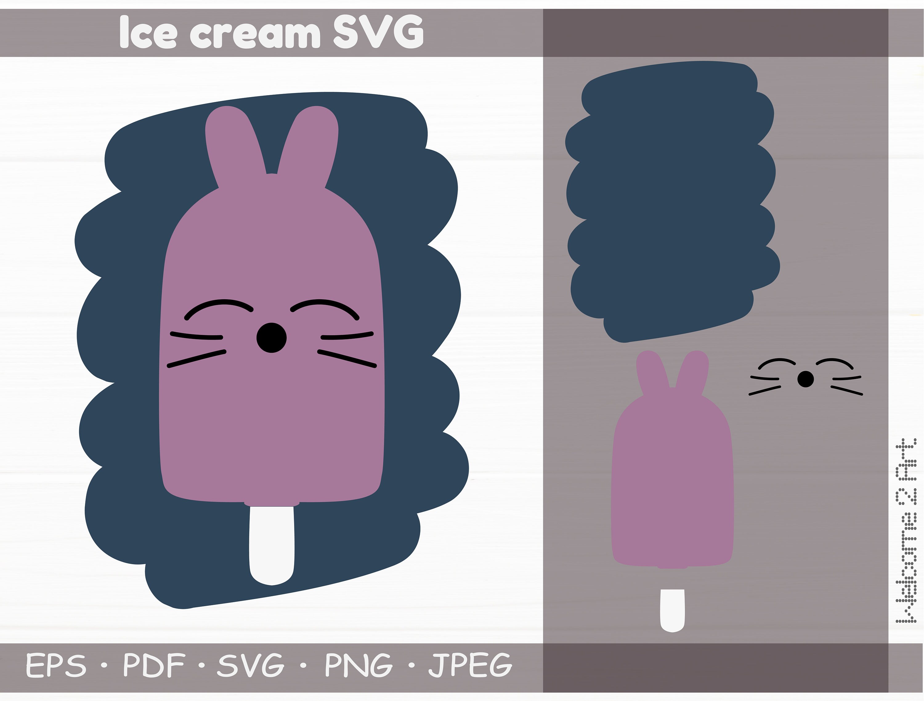 Bunny Svg Layered SVG Cricut Cut Files Bunny Clip Art - Etsy