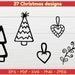 Christmas Clip Art, Doodle Hand Drawn, Winter Clip Art, Holidays, Xmas ...