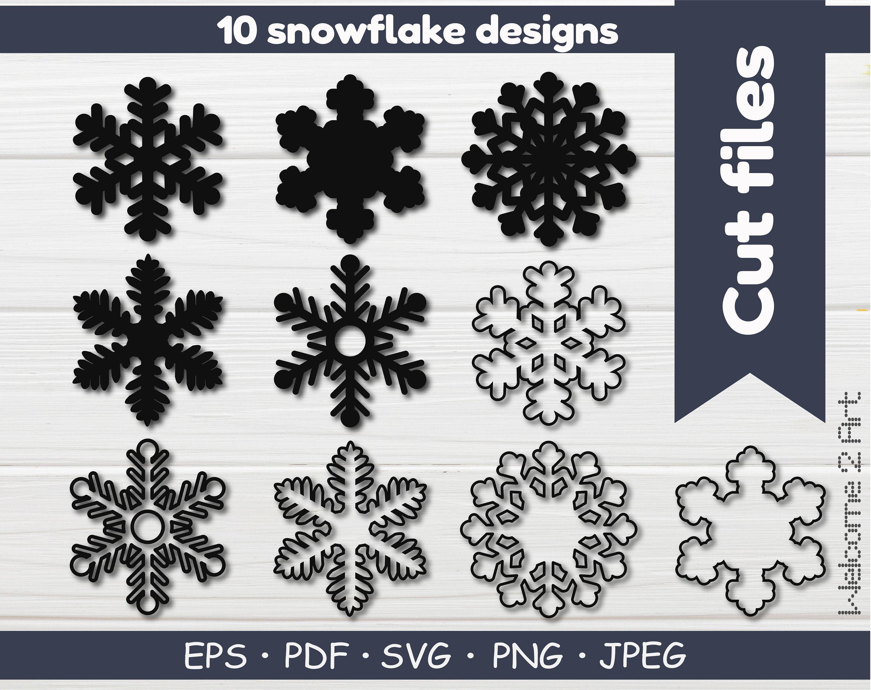 Snowflake Svg Christmas Svg Cut File Svg File (Instant Download) - Etsy
