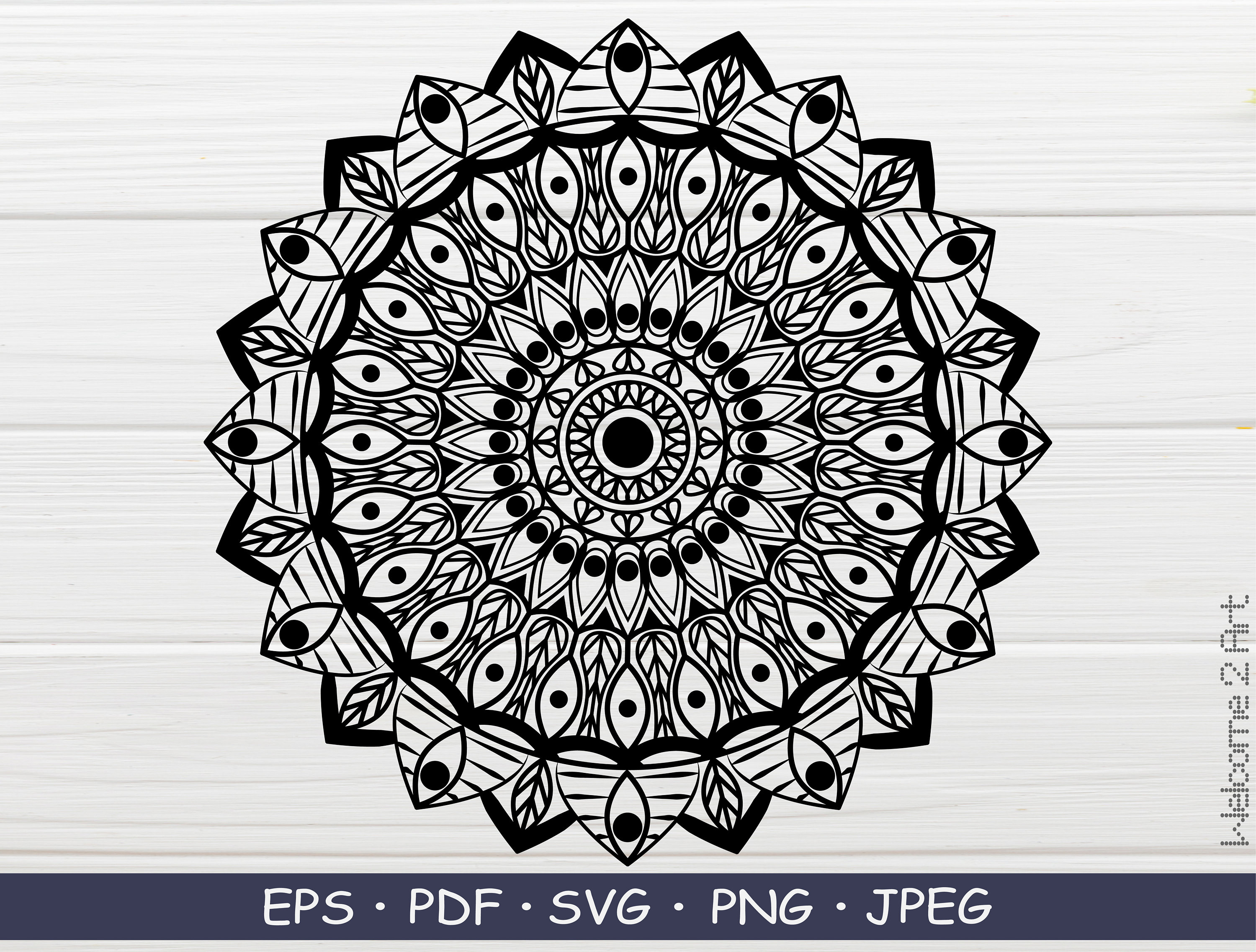 Mandala, Files for Cricut, Mandala Art, Boho Svg, Mandala Png, Mandala ...