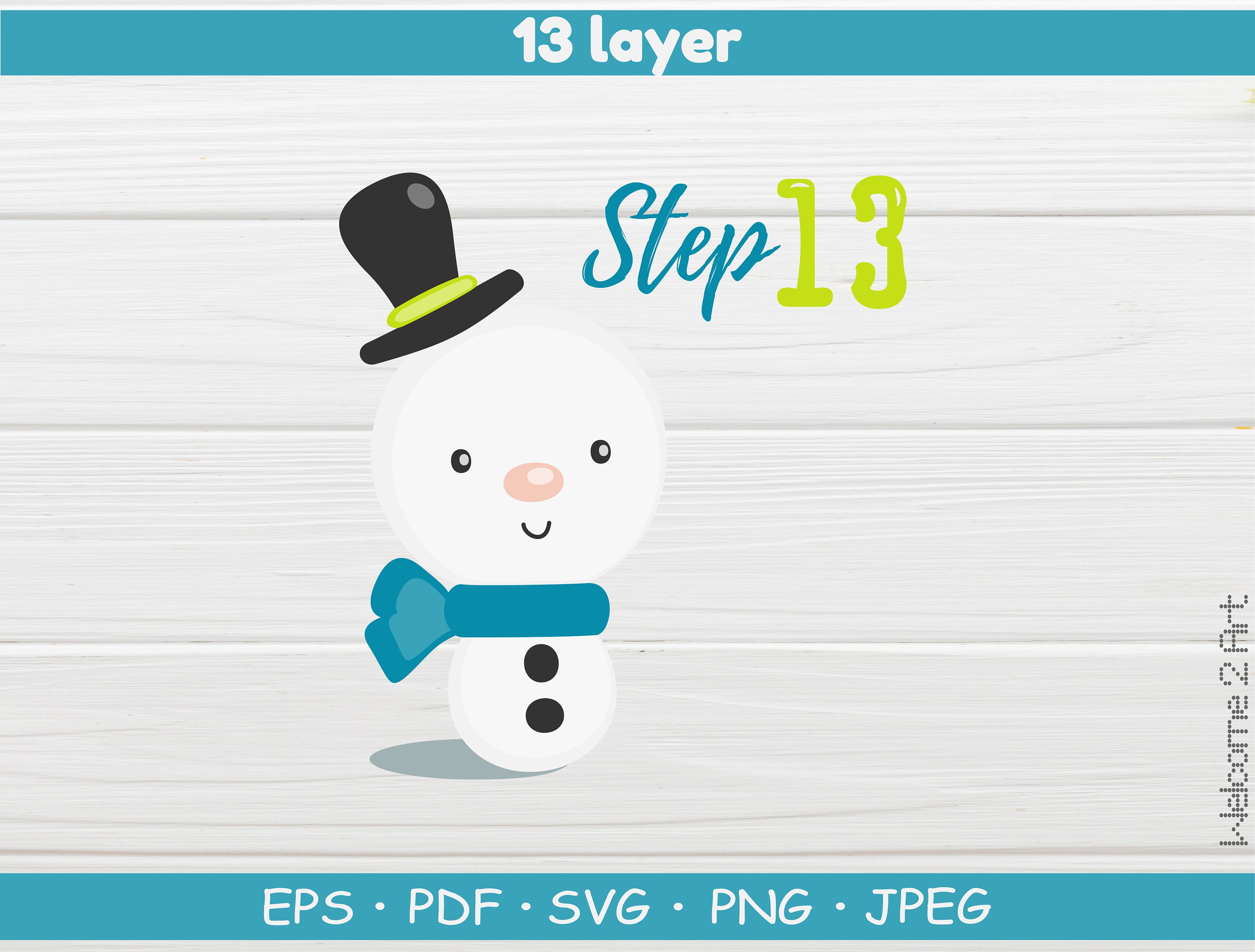 Snowman Svg, Cut File, Cricut, Silhouette, Svg, Vector, Vinyl Projects ...