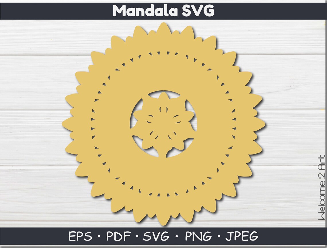 3d Mandala Svg, Layered Mandala Svg, Mandala Svg, 3d Mandala, Mandala ...
