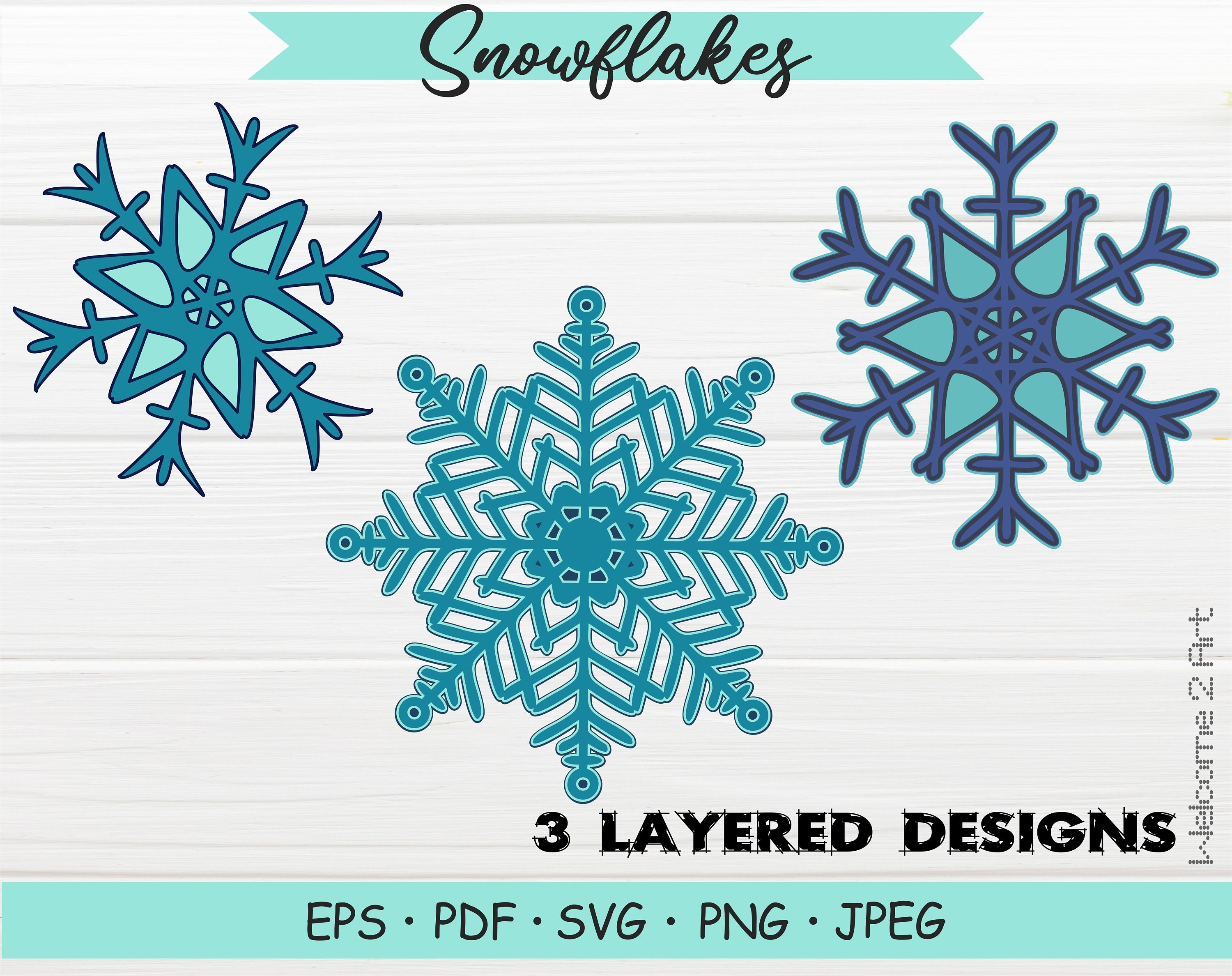 Snowflake svg Christmas svg cut file Svg file Cut files | Etsy