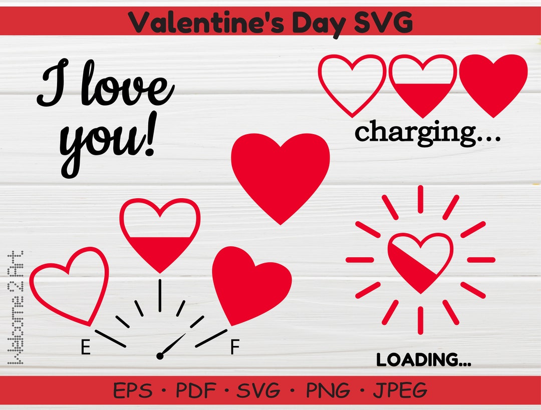 Valentine's Day Bundle SVG, Cut Files, Valentine's Day SVG, Happy ...