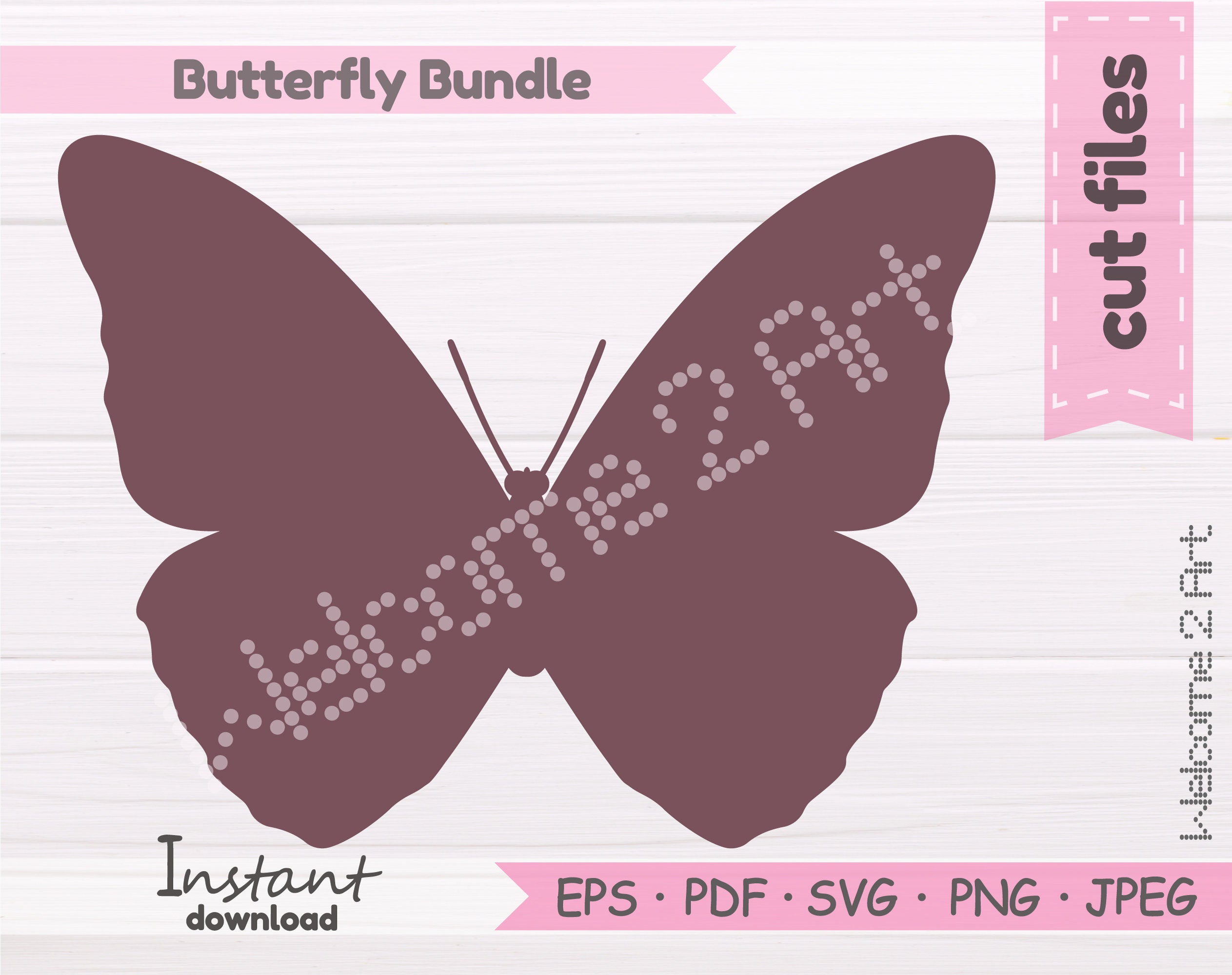 Butterfly Svg, Butterfly Stencil Svg, Butterfly Bundle Svg, Butterfly ...