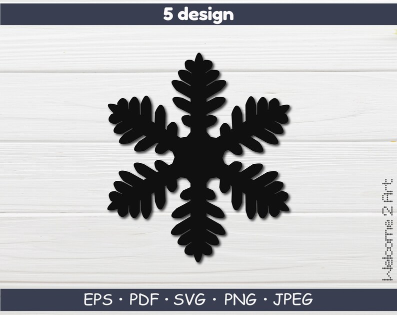 Snowflake Svg, Christmas Svg, Cut File, Svg File, Snowflake Eps, Png ...