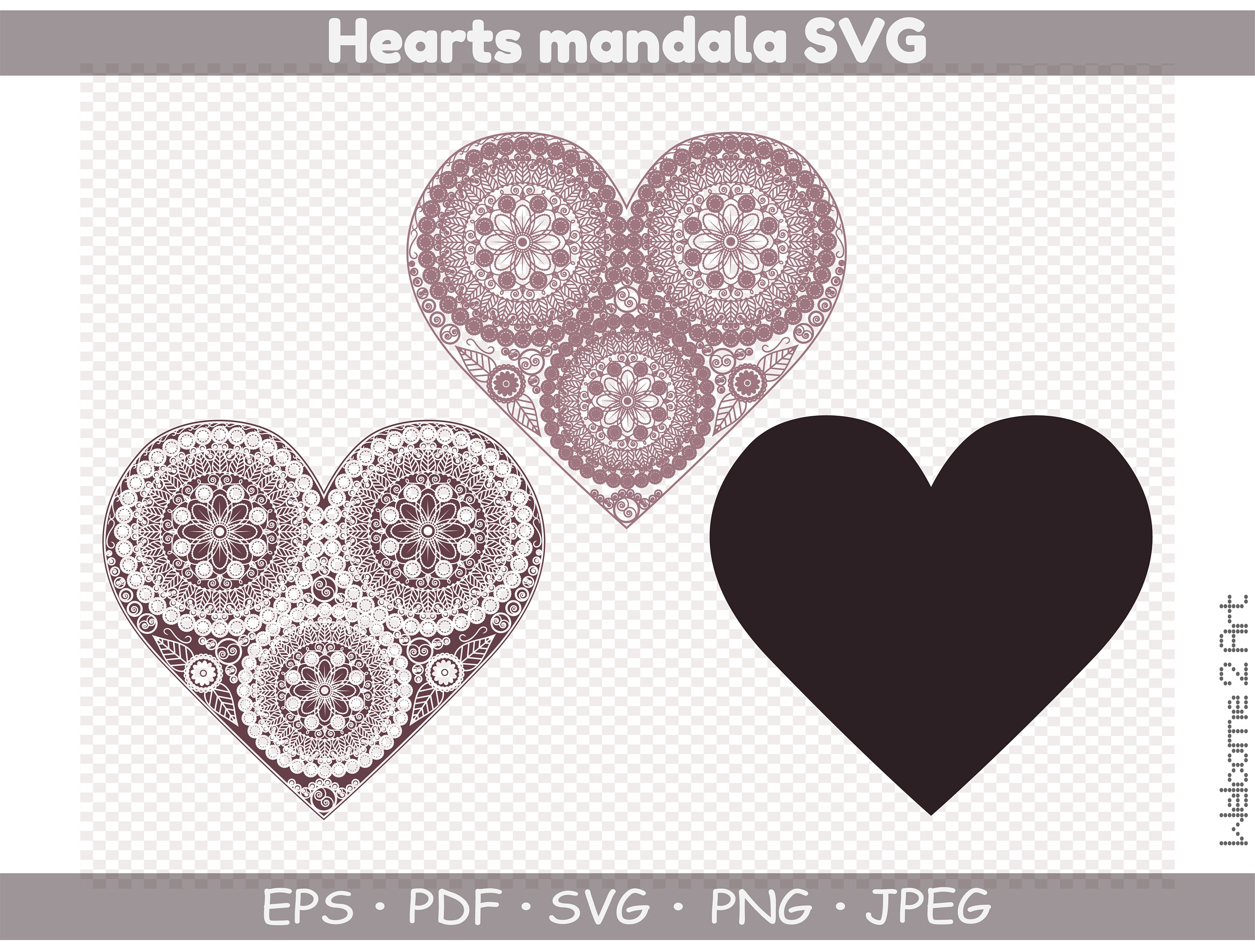 Heart SVG, Heart Cut File, Cutting File, Cricut, Silhouette, Instant ...