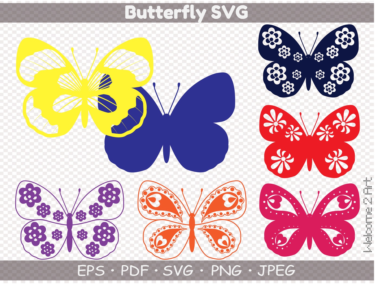 Butterfly Svg Butterfly Svg Bundle Butterfly Svg File for - Etsy