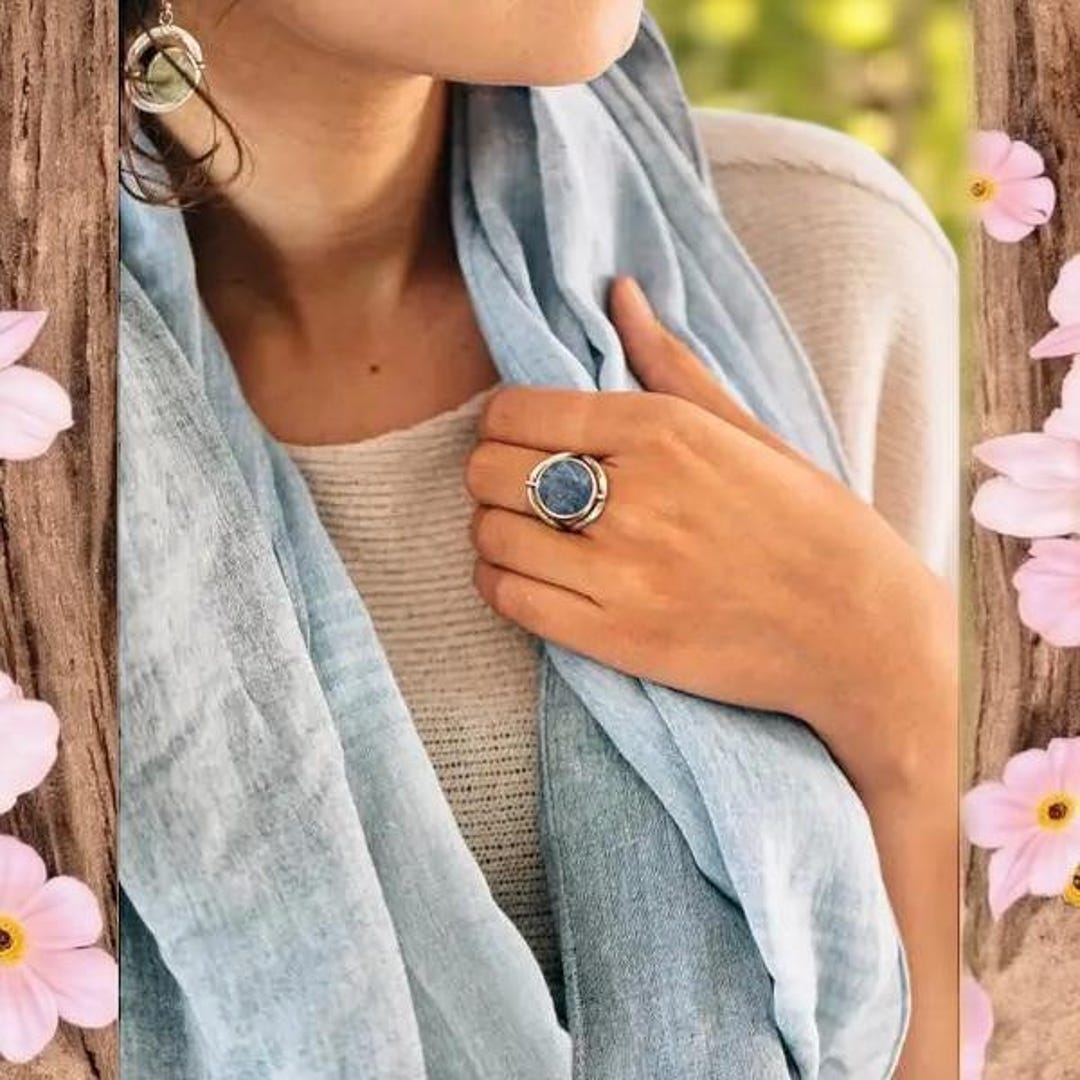 Mood Ring Blue/green Reversible New - Etsy