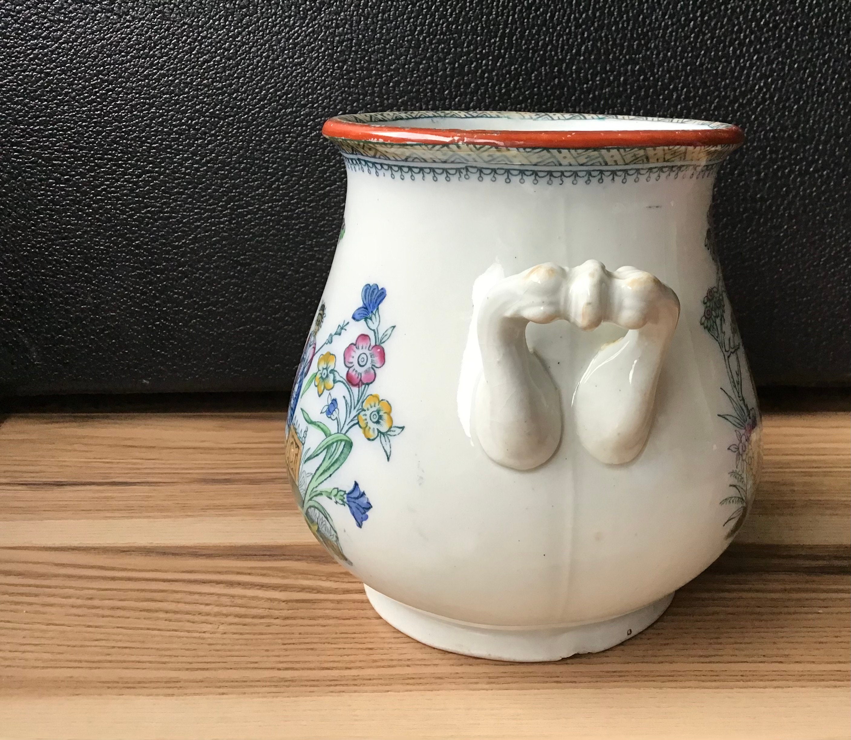 Edge Malkin & Co. English Ironstone Master Waste Container With Lid ...