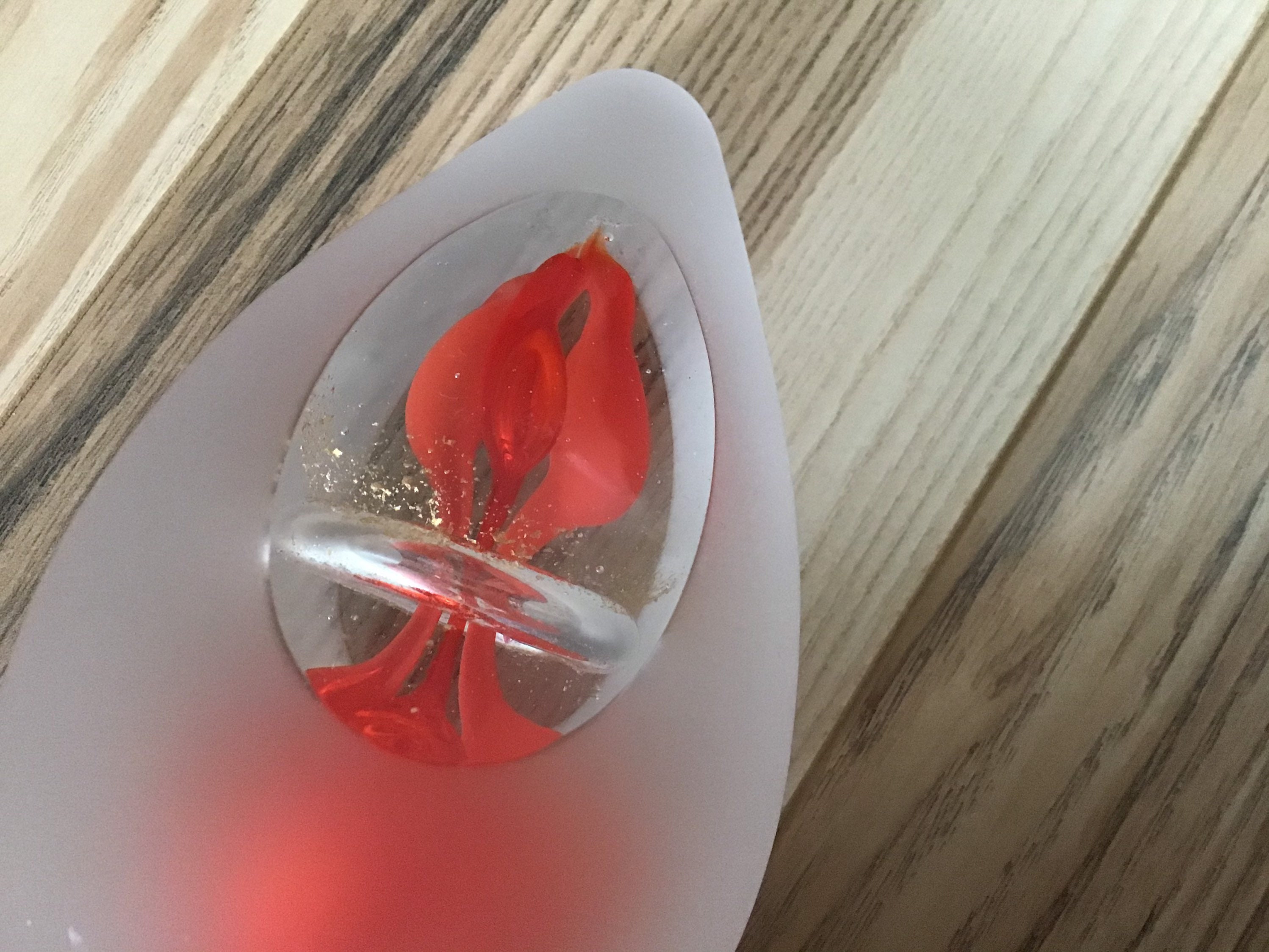 Art Glass Paperweight Nebula Rings Frosted Glass Windows 2lb. - Etsy