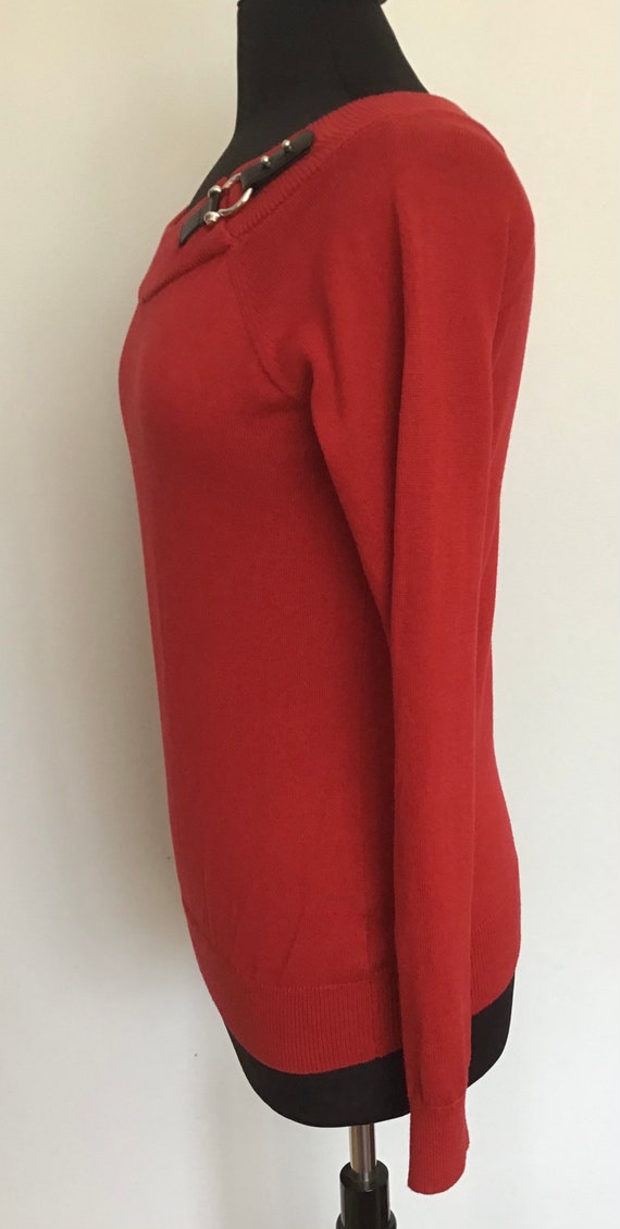 Ralph Lauren LRL Red Women’s Sweater size-Medium Cott… - Gem