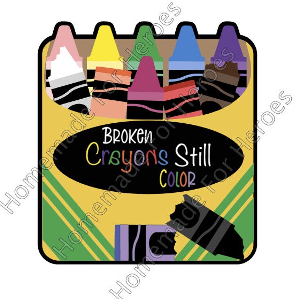 Broken Crayons - Etsy