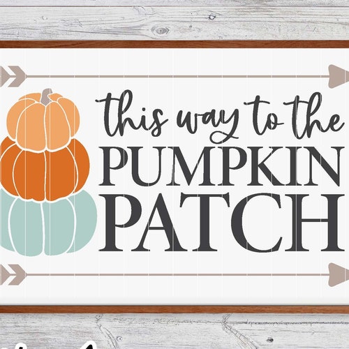 DIGITAL Download Welcome to Our Pumpkin Patch Print File - Etsy