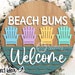 Beach Theme Sign Bundle 2, Digital Download, Round Door Hanger Svg ...
