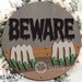 Beware Monster Claws Sign, Digital Download, SVG Laser Cut File, Cricut ...