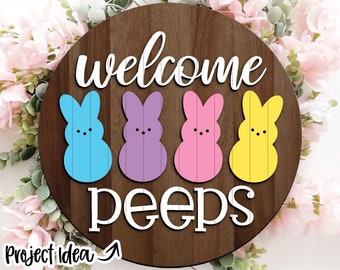 Welcome Peeps Svg | Etsy
