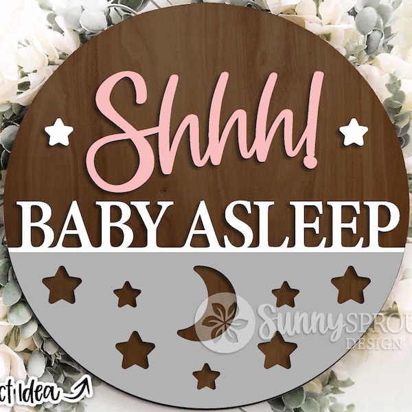 Baby Sleeping Sign - Etsy
