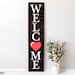 Welcome to Our Home Heart Porch Sign Digital Download Print File, Cut ...