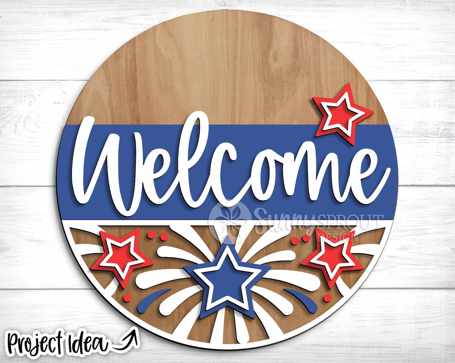 Welcome Fireworks Stars Sign, Digital Download, SVG Laser Cut File ...