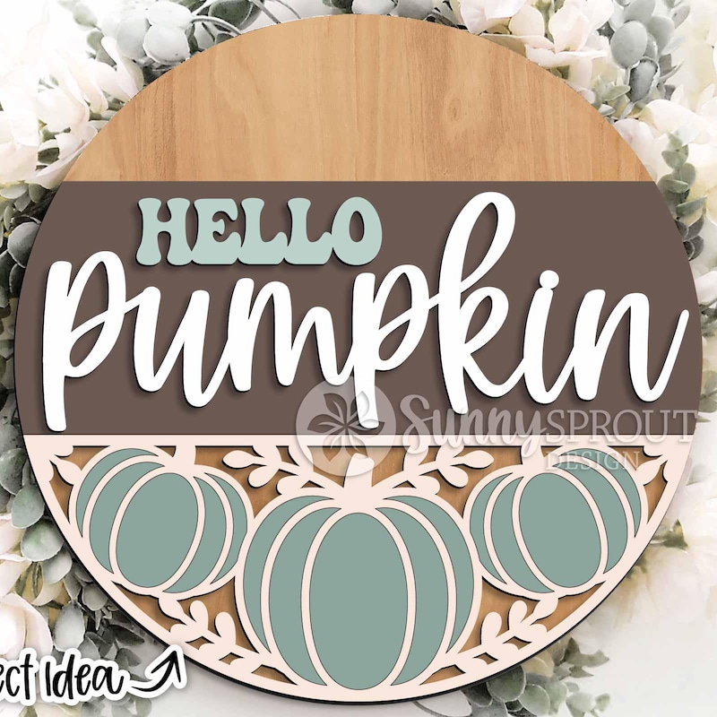 Hello Pumpkin Sign - Etsy