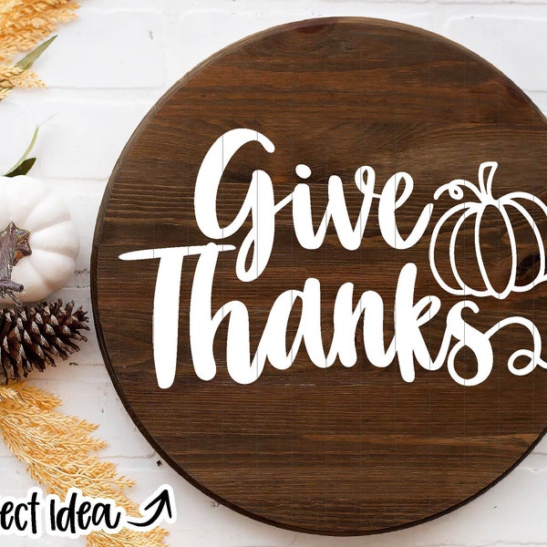 Give Thanks Sign - Etsy