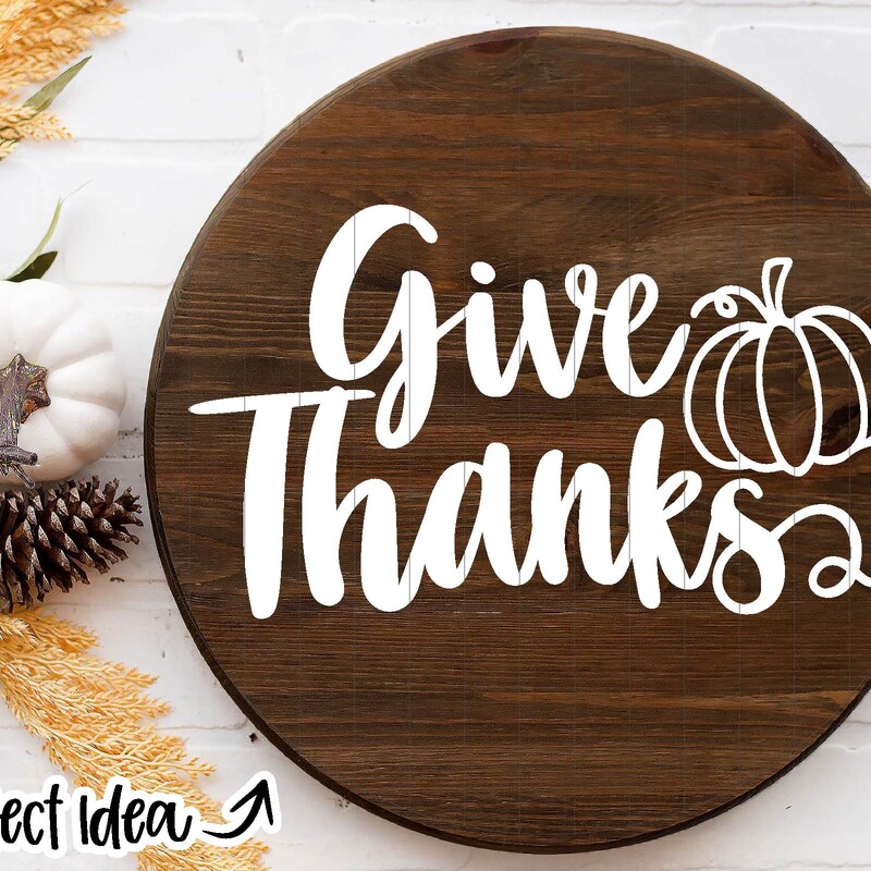 Give Thanks Sign - Etsy