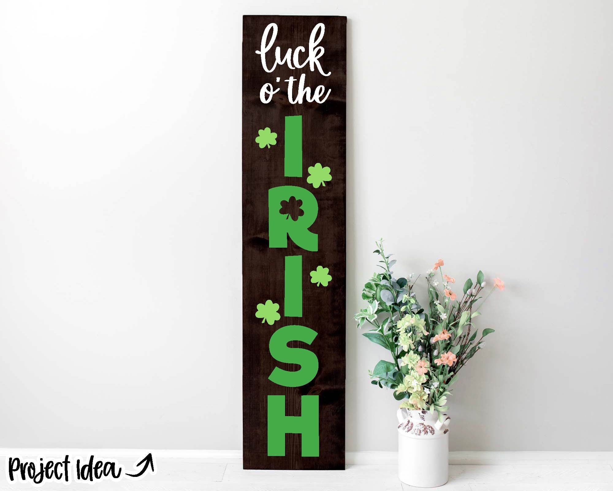 Luck 'O the Irish Svg, Porch Sign Svg, St Patricks Day Svg, Shamrock ...