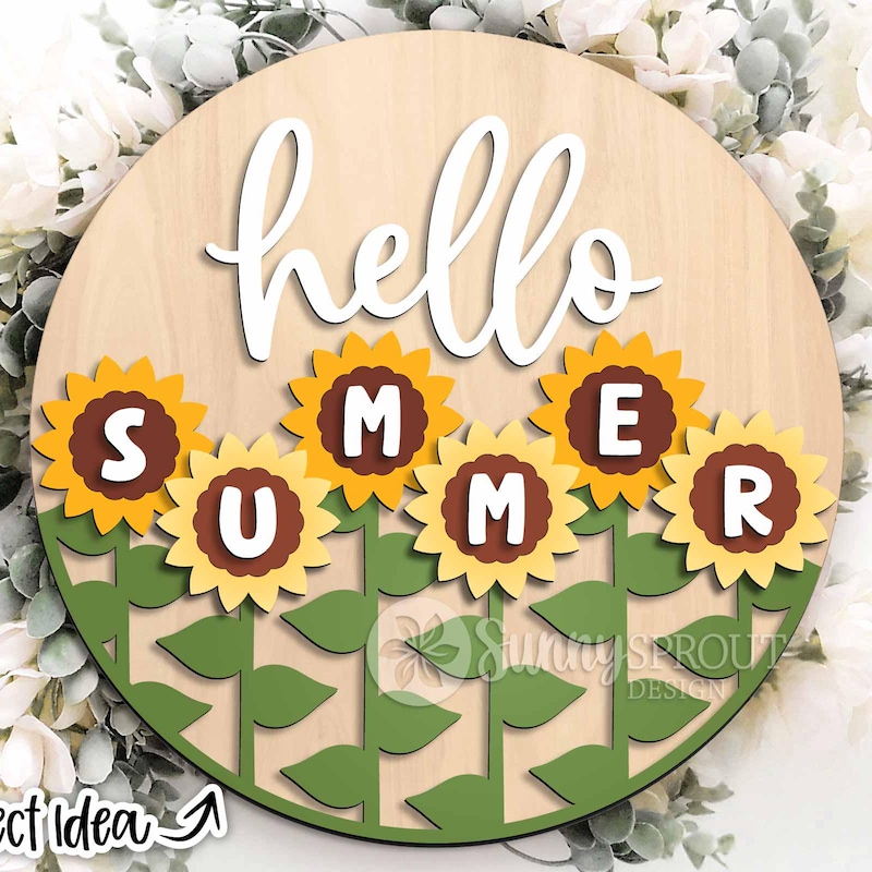 Sunflower Sign - Etsy