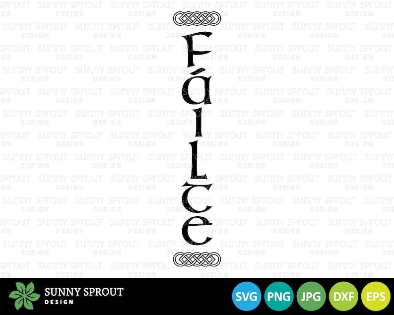 Failte Porch Sign Digital Download SVG Print File Cricut | Etsy