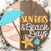 Sun Rays & Beach Days Sign, Digital Download, SVG Laser Cut File ...