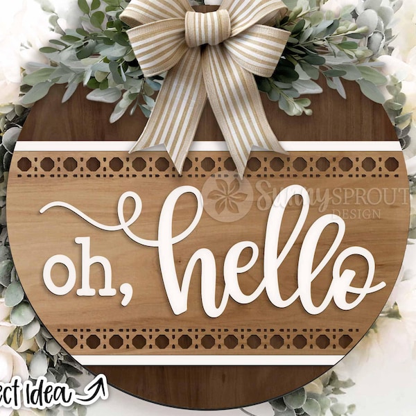 Oh Hello Sign - Etsy