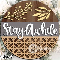 Stay Awhile - Etsy