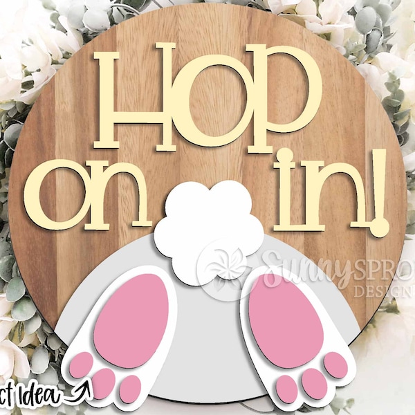 Bunny Door Hanger - Etsy