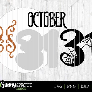 October 31 Spider Web Sign, Digital Download, Glowforge Laser File ...