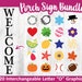 Welcome Porch Sign With Letter "o" Graphics, Digital Download, Cricut ...