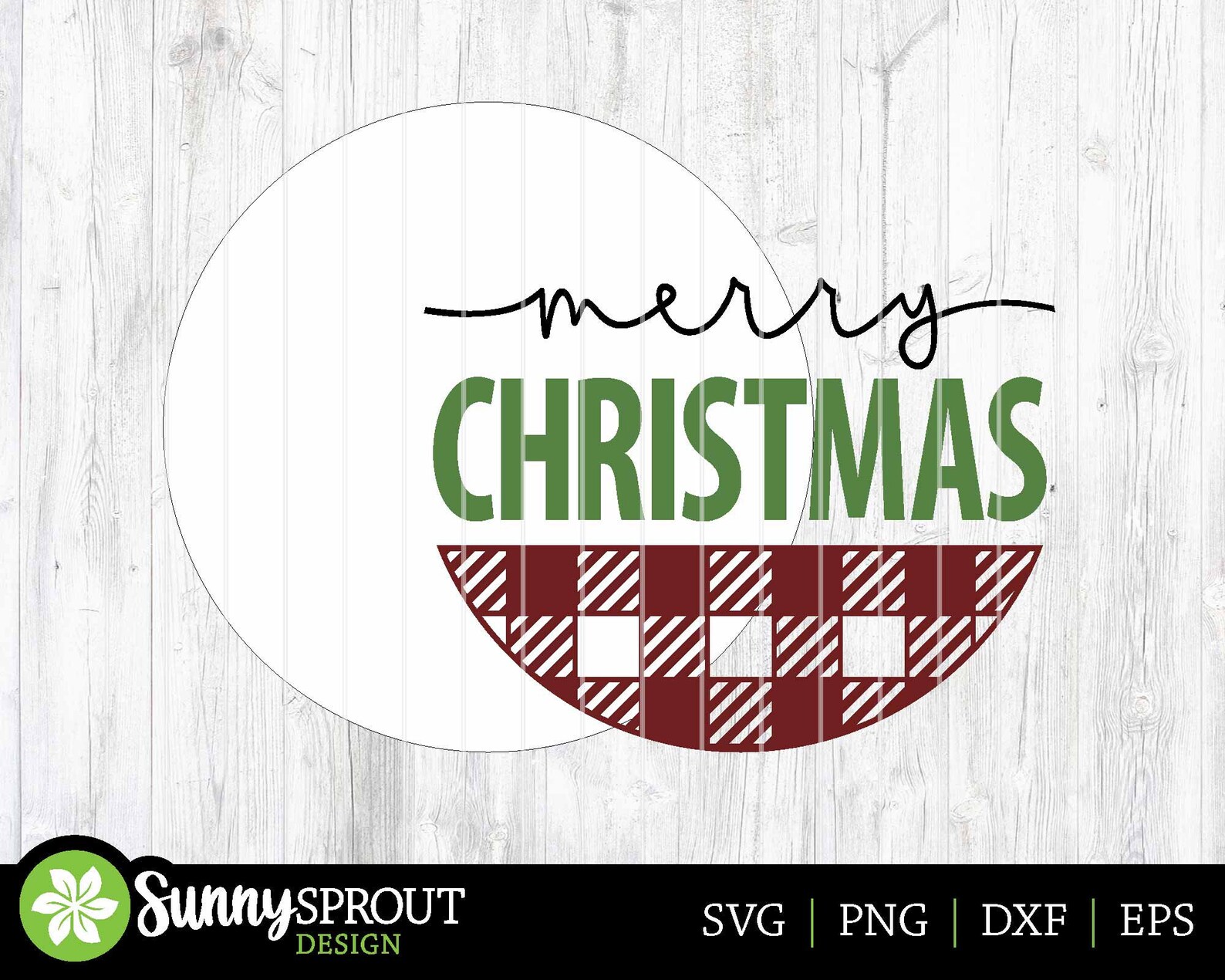 Merry Christmas Buffalo Check Plaid Sign, Digital Download, SVG Laser ...