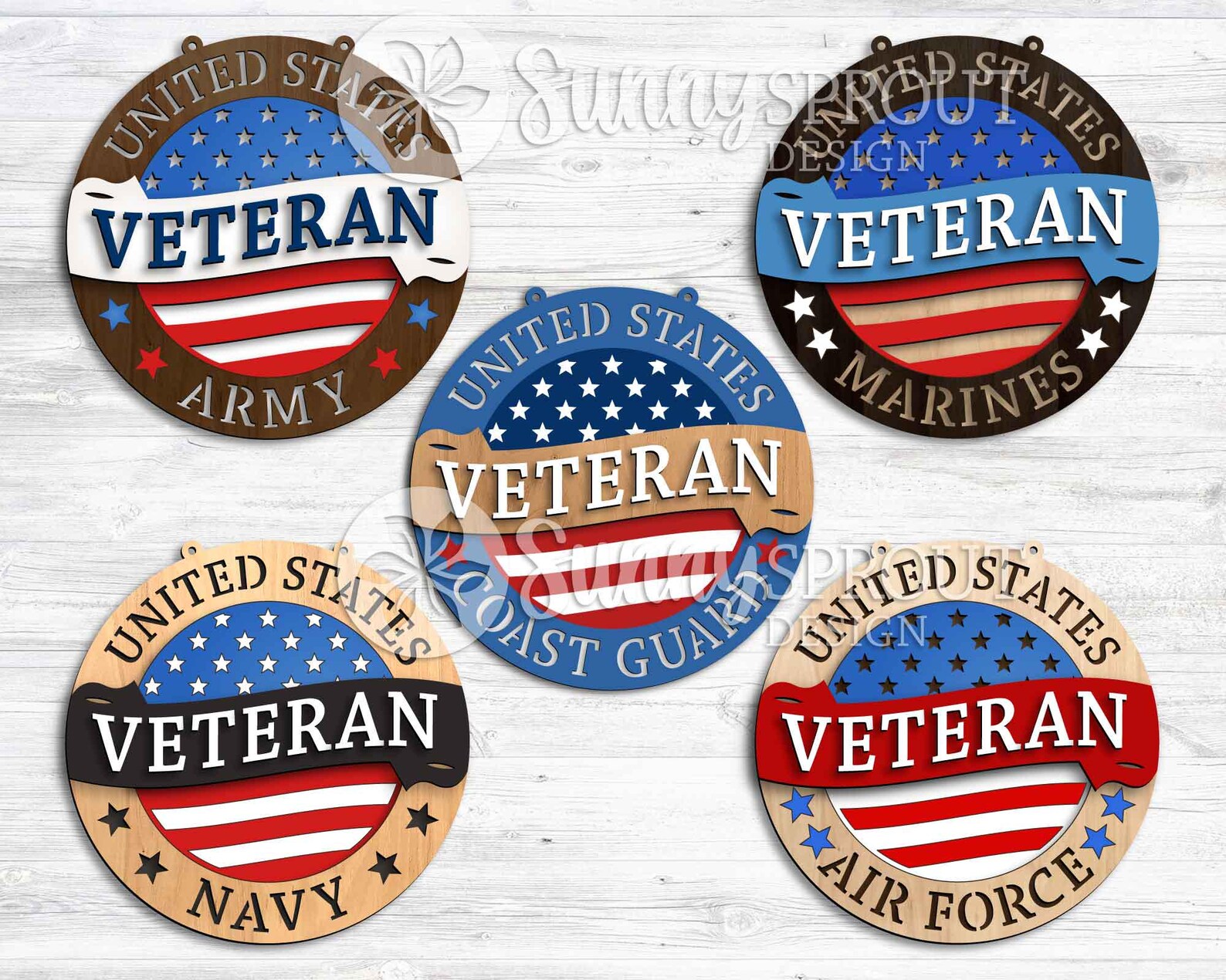 United States Military Veteran Sign | Digital Download | SVG Laser Cut ...