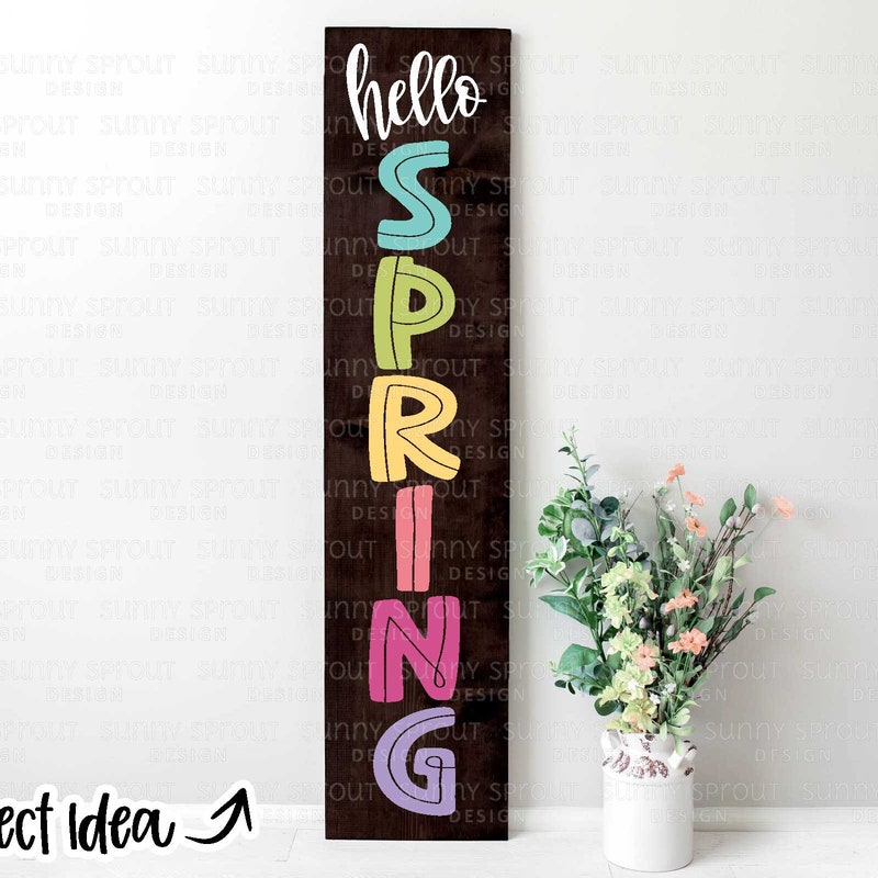 Spring Porch Sign - Etsy