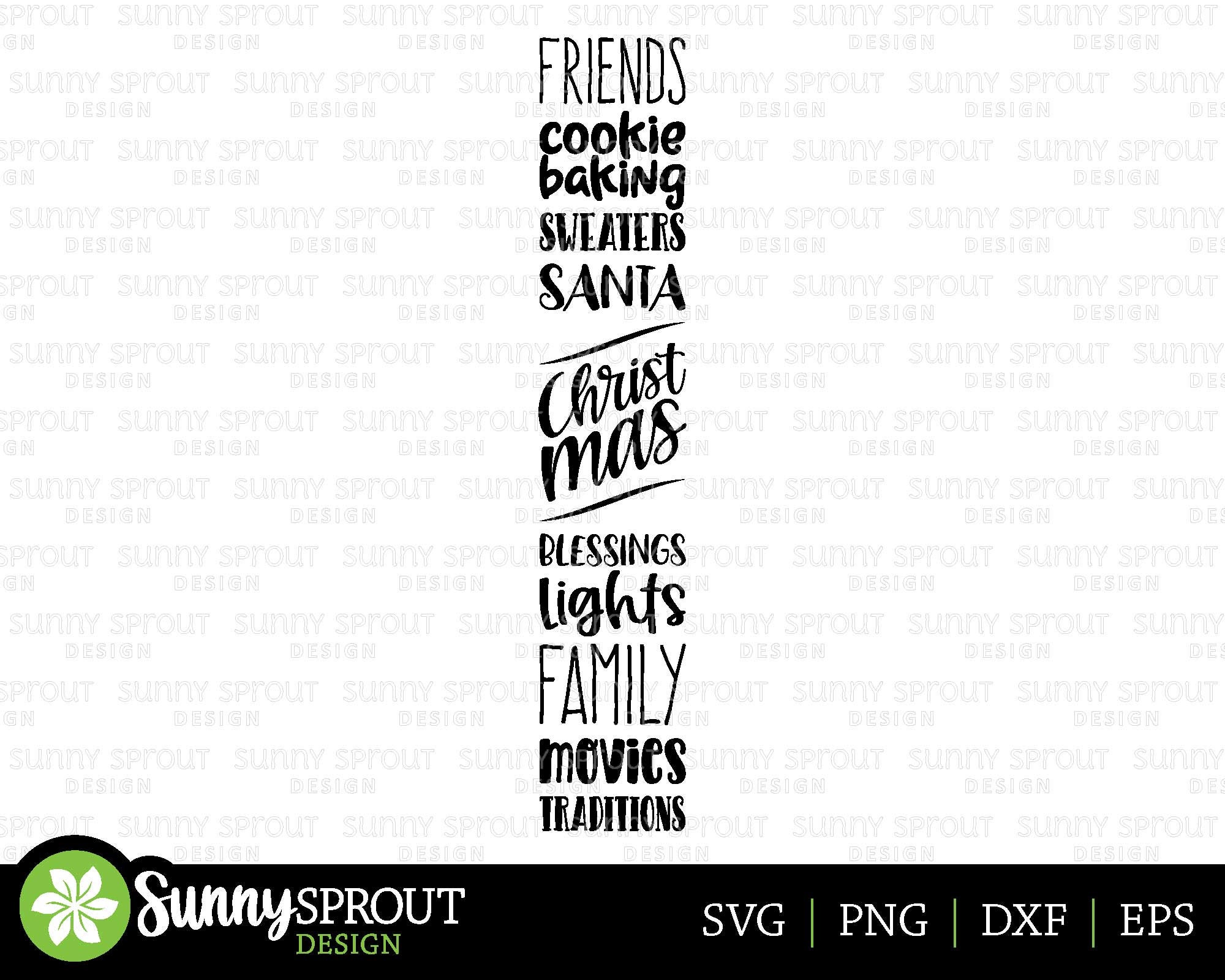 Christmas Things Porch Sign Digital Download Print File - Etsy