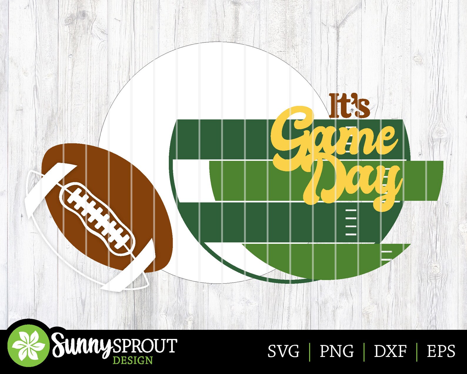 It's Game Day Football Digital Download Round Door - Etsy